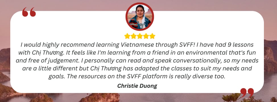 Dashboard Learn Vietnamese 1 On 1 Online